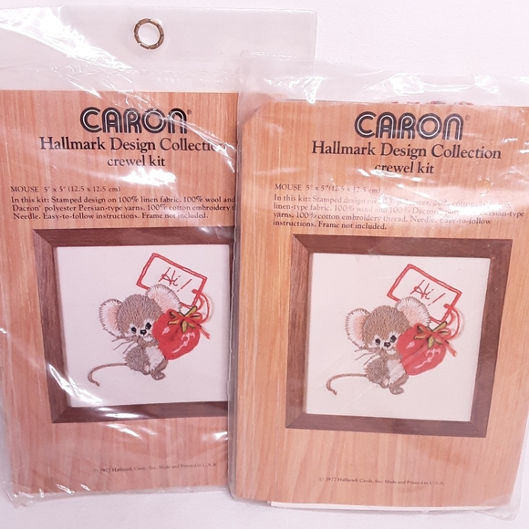 Caron | Accents | Caron Hallmark Design Collection Crewel Kit Vintage ...
